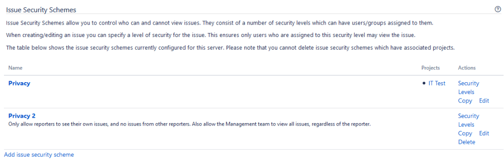 What is an Issue Security Scheme? – The Jira Guy