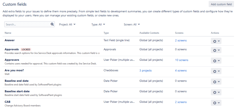 Everything you never wanted to know about Custom Fields in Jira – The ...